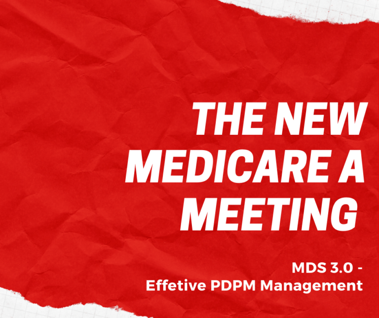 MDS 3.0 Certificate Program – MDS Training Institute